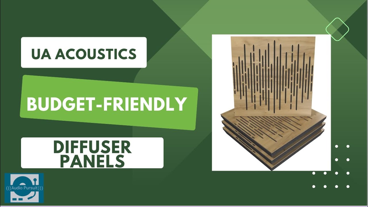 UA Acoustics Diffuser Panels Review- Do They Make A Difference? - YouTube