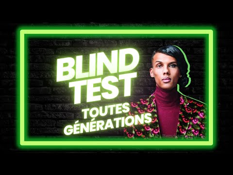 BLIND TEST TOUTES GENERATIONS - 60 Chansons françaises (1970 - 2024)