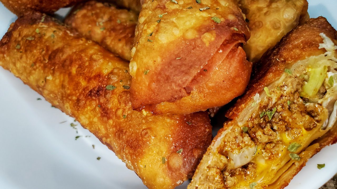 Cheeseburger Eggrolls made with ground turkey : Leftover magic # ...
