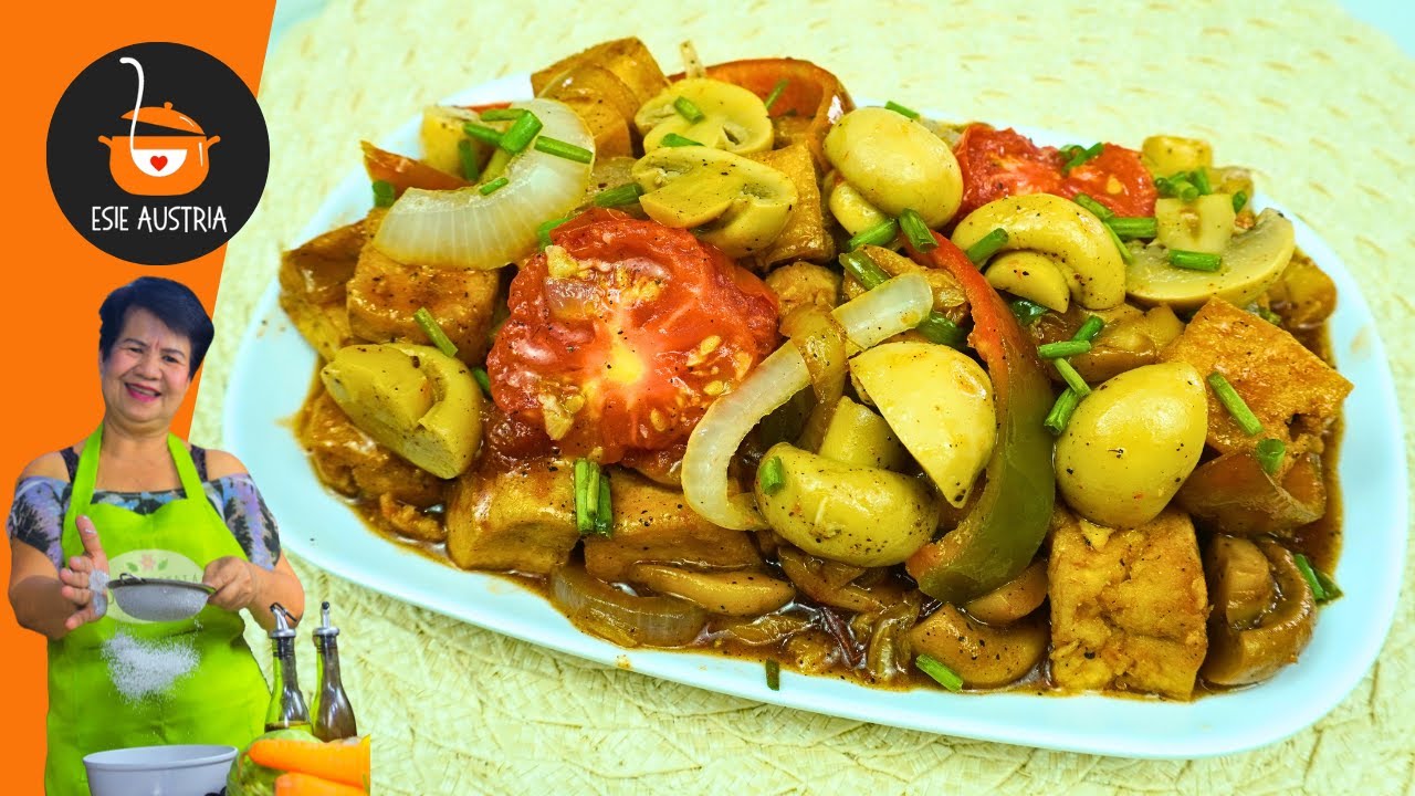Tofu and Mushrooms in Oyster Sauce | Easy Ulam Ideas | Pinoy Ulam ...