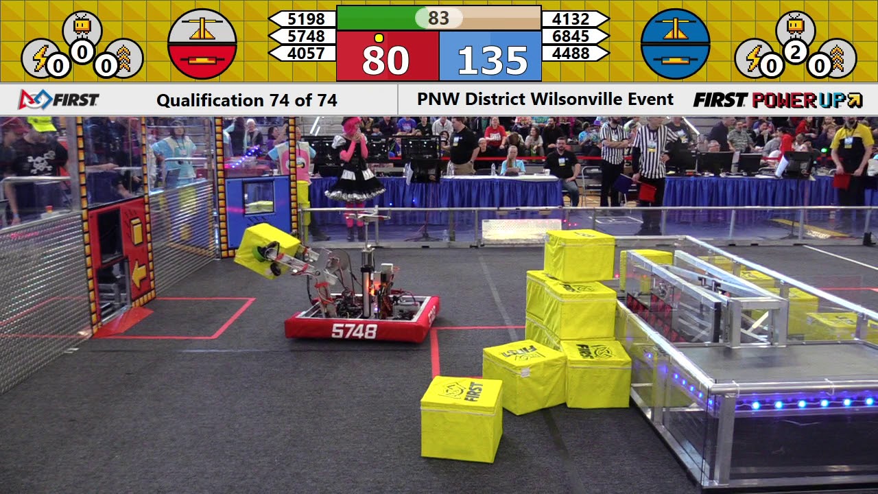 2018 FRC Wilsonville Event Week2 Qual 74 - YouTube