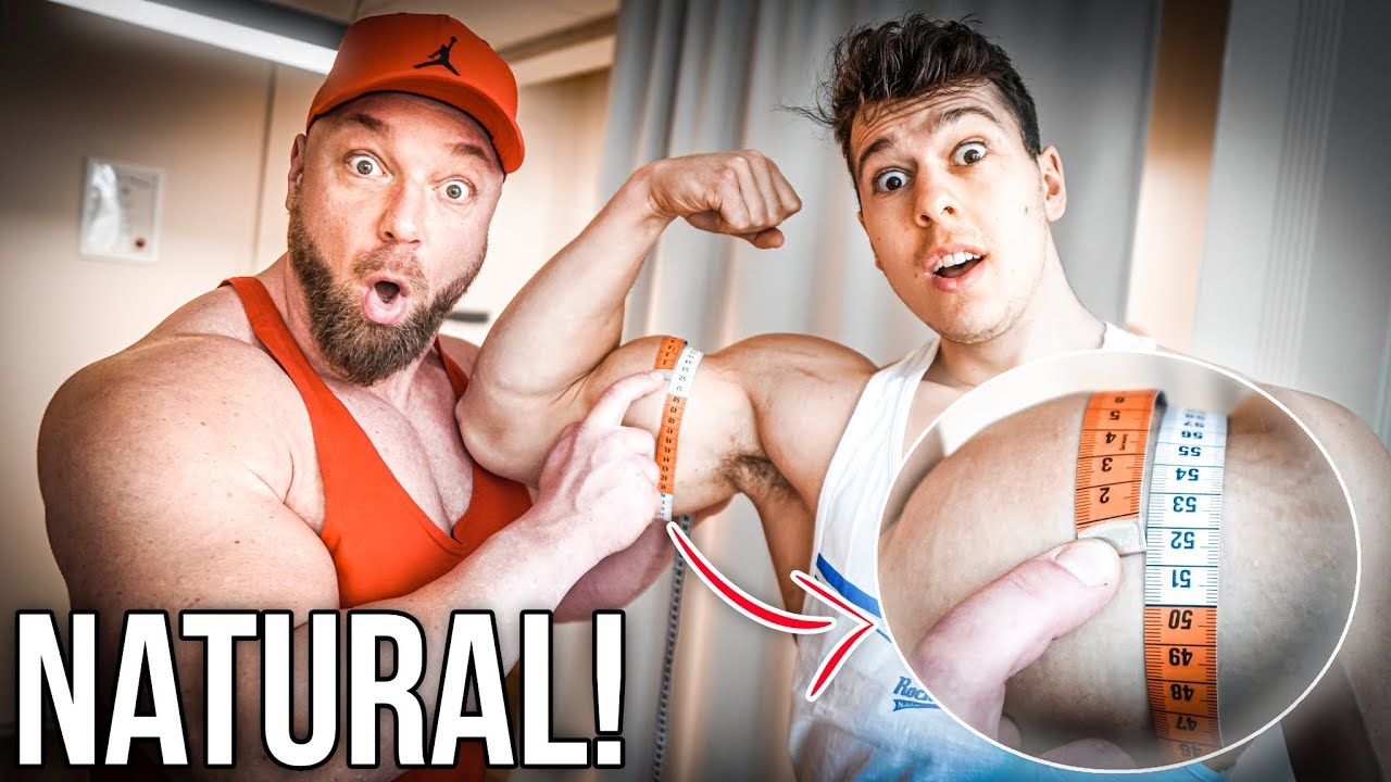 NATURAL 50er Oberarm! Formcheck nach 8 Wochen Cheaten! - YouTube