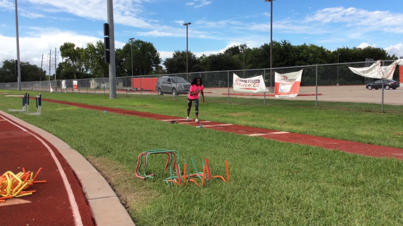 Taylor White Stride Jump Training - YouTube