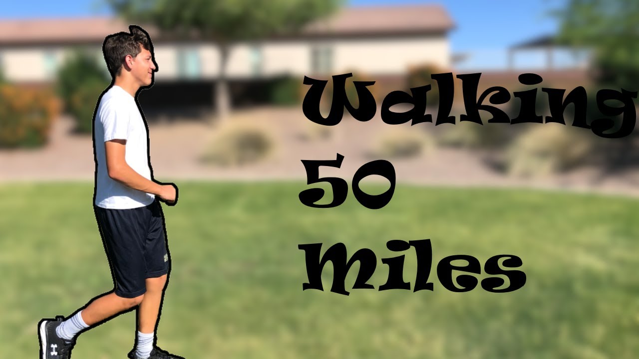 Trying to walk 50 miles || 50 Mile Walk - YouTube