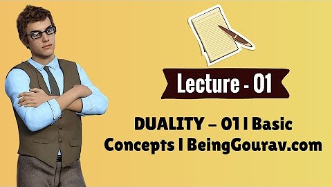 Duality in Linear Programming Problem(LPP) - YouTube