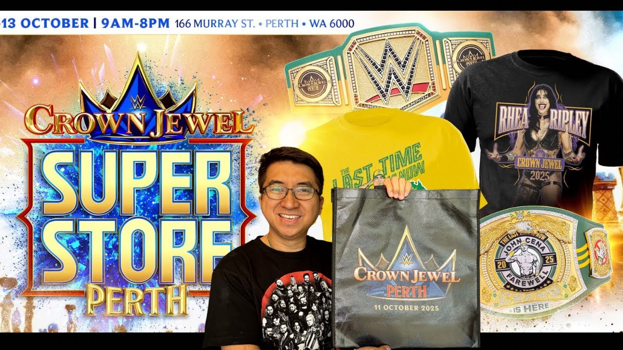 [4K] Exclusive Merch from the Crown Jewel Perth Superstore - YouTube