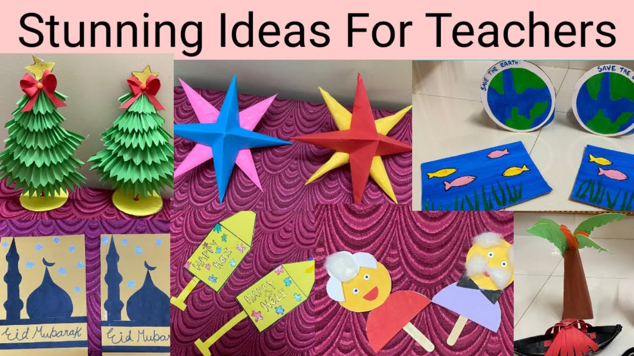Creative ideas for teachers for making take away gifts for students ...