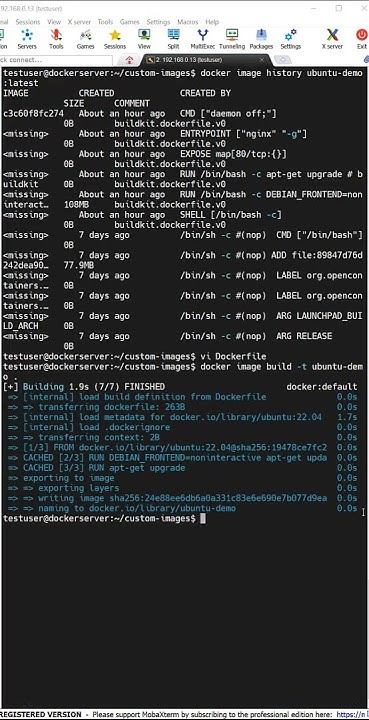 Using Multiple Shell Instructions in the Dockerfile to execute RUN command - #docker - YouTube