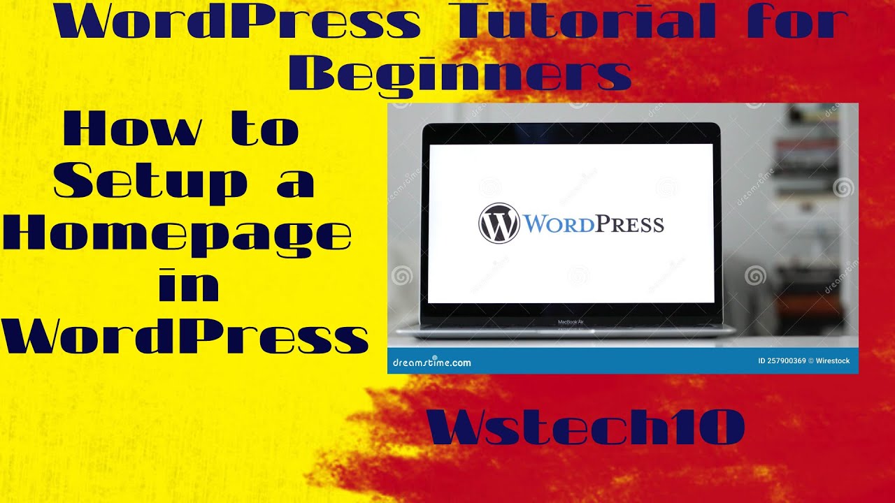 How to set homepage on wordpress ? Wordpress homepage setting - YouTube