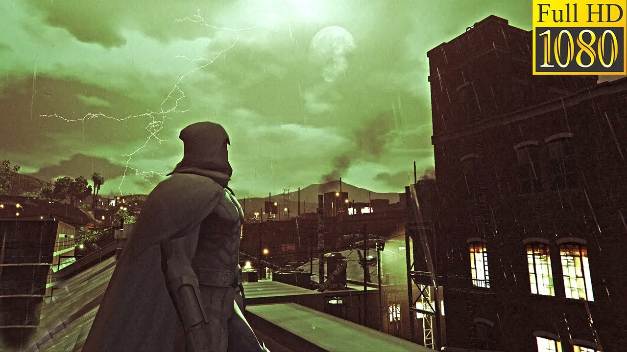 Moon Knight Beating Up Thugs in Arkham City | Mod Gameplay | 1080p HD ...