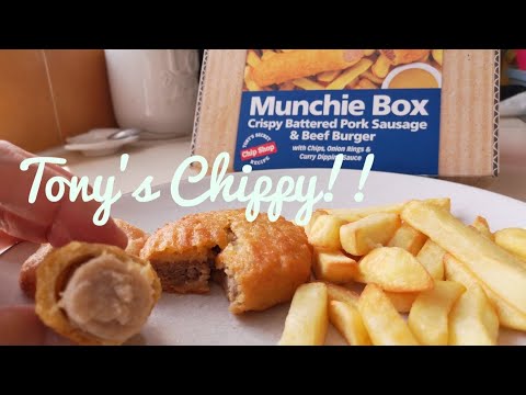 Tony's Chippy Munchie Box | B & M Bargains | Food Review | New - YouTube