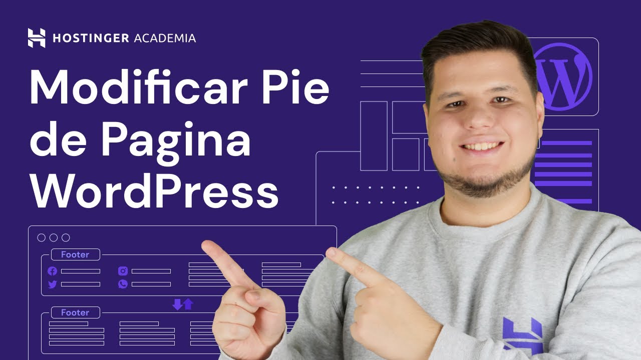 Cómo Editar el Pie de Página de WordPress sin Plugins - YouTube