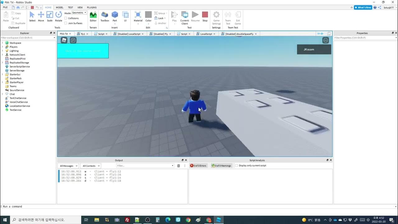 change WASD keys roblox - YouTube