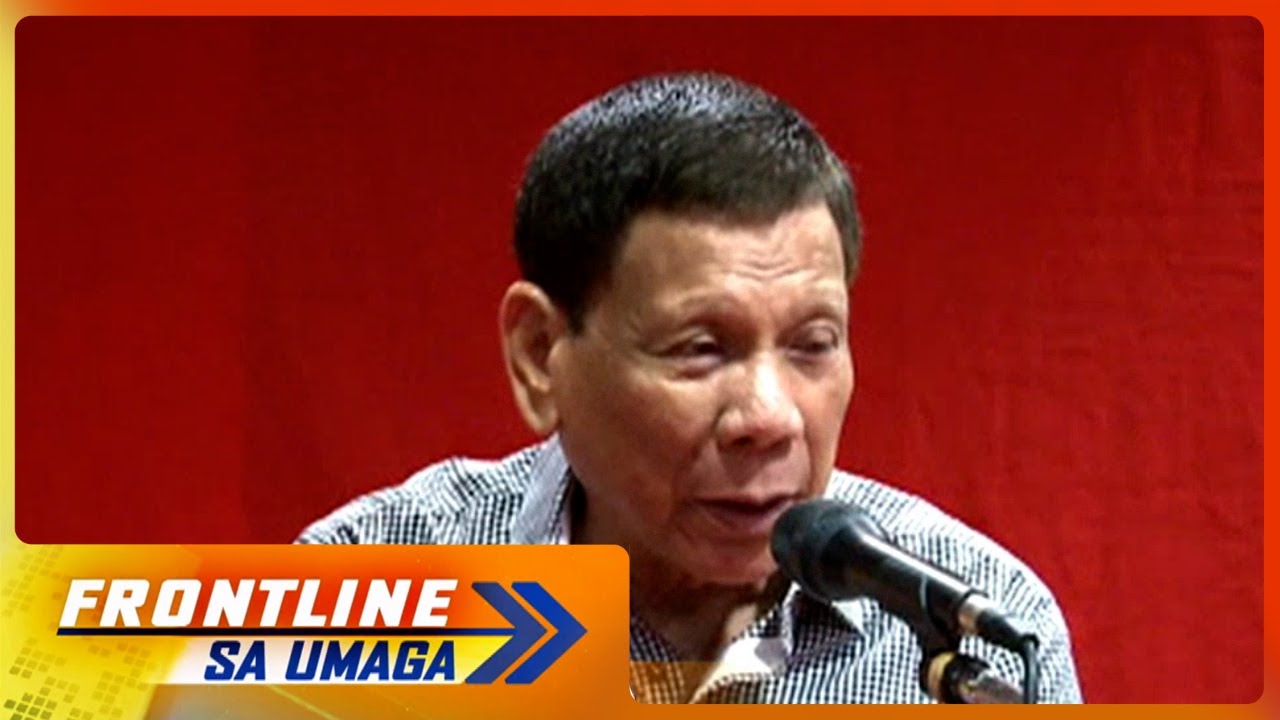 Ex-pres. Duterte, iginiit na wala siyang isinukong teritoryo ng ...