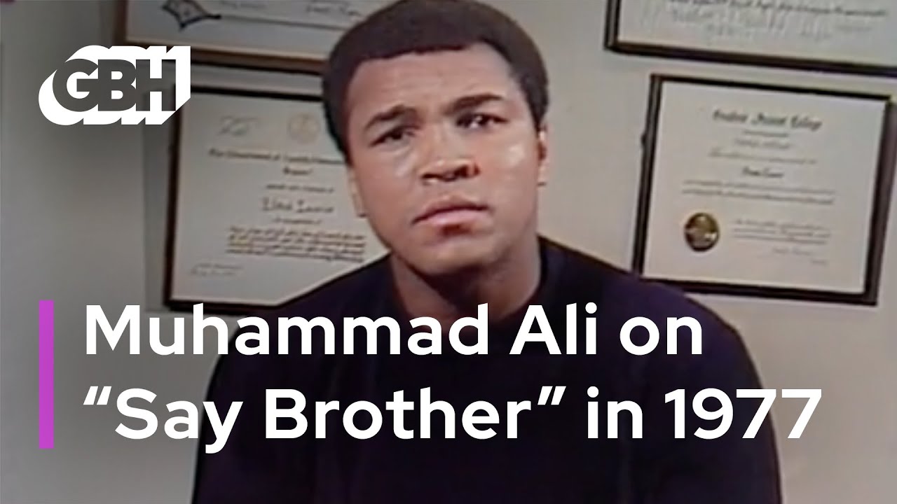Muhammad Ali Records "Say Brother" Promo in 1977 | GBH Archives - YouTube
