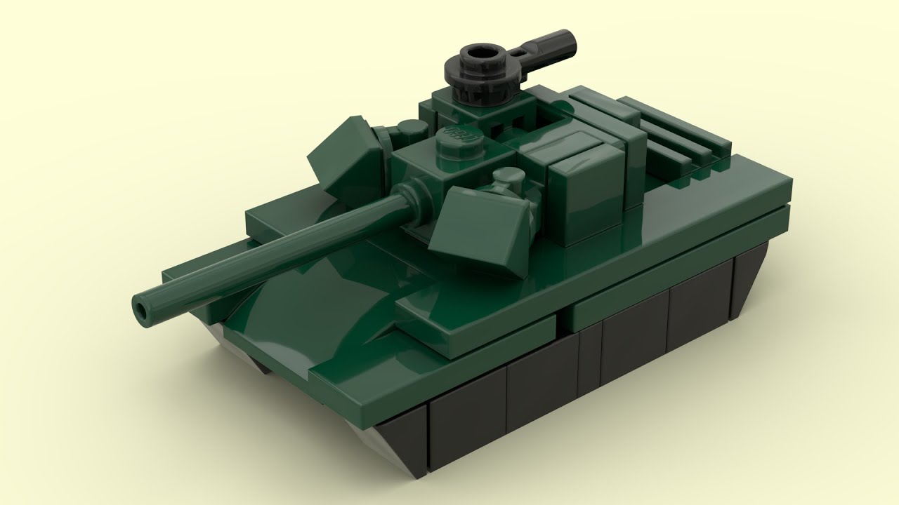Lego Tank T 72 Mini Vehicles (Tutorial) - YouTube