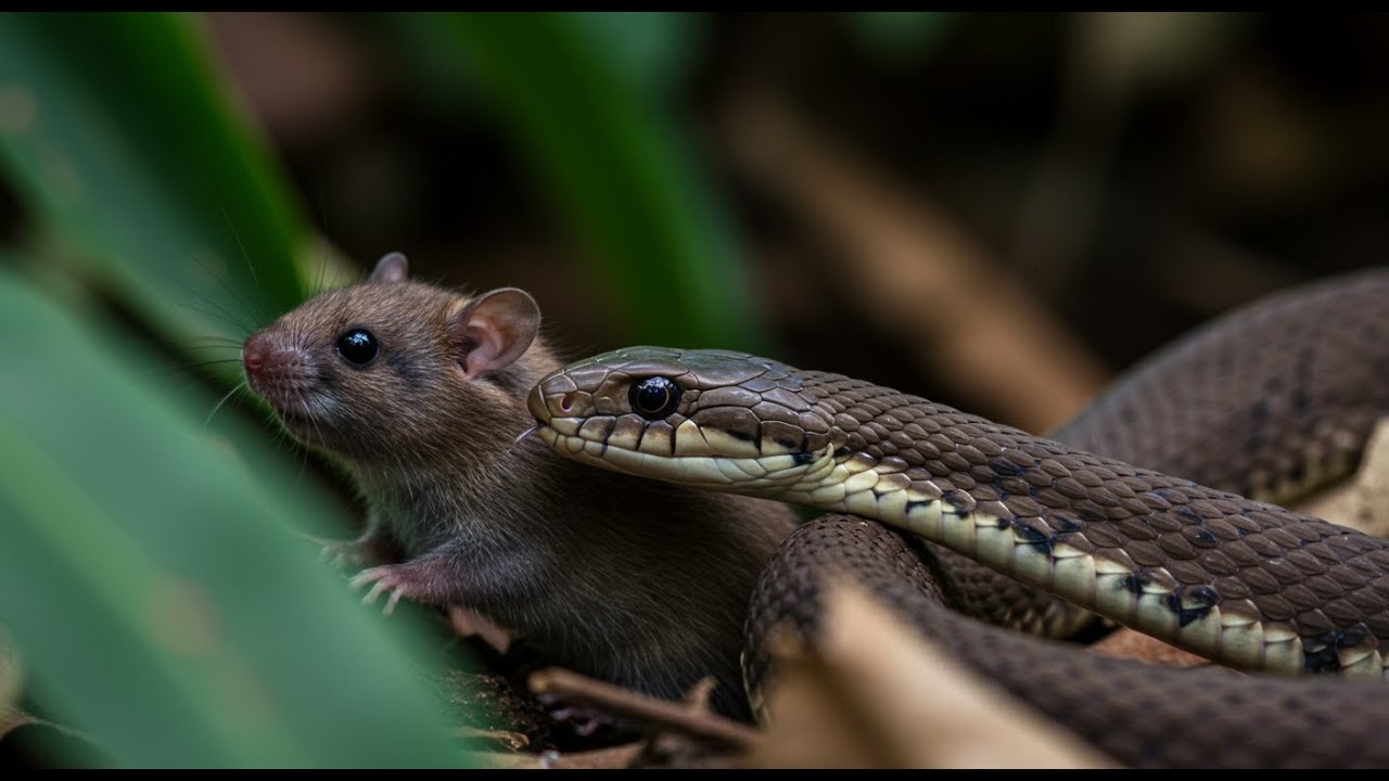 Snake's Deadly Embrace - A Silent Hunt! #snake #rat - YouTube