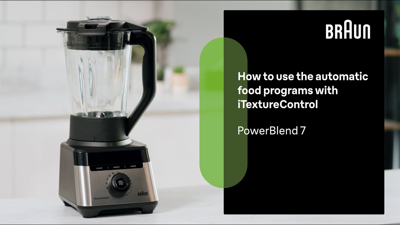 PowerBlend 7 | How to use the automatic food programs with ...