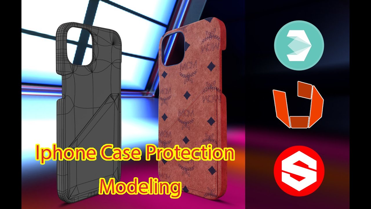 3DsMax Advance | Iphone Case Protection 3D Modeling | Modeling 3DsMax ...