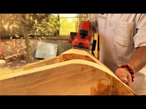 Modern Wood Production Technology // How To Create A Table Full Of ...