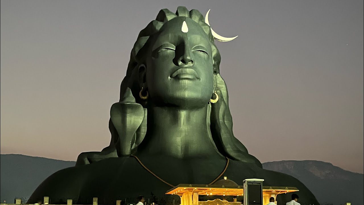 Adiyogi Light Show - YouTube