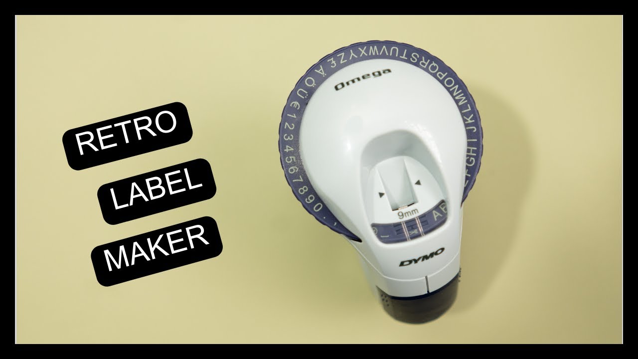 Retro Embossing Label Maker | Dymo Omega - YouTube