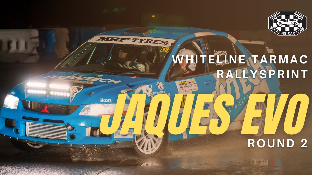 Chris Jaques - EVO Lancer - Round 2 of the Whiteline Tarmac Rally ...