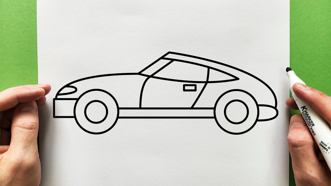 Sports Car Drawing Step by Step How to Draw a Car - YouTube