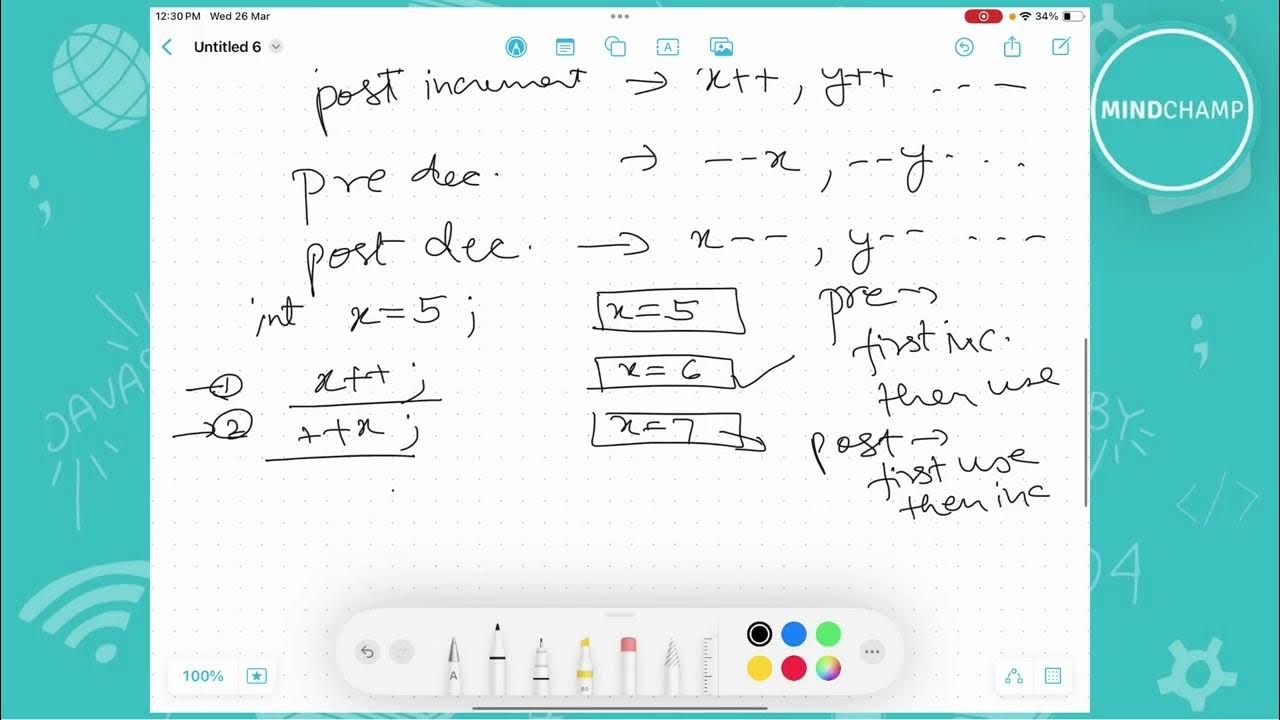 Pre Post Increment Decrement Operators in Java Tutorial - YouTube