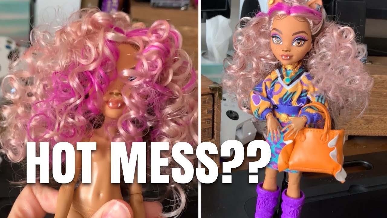 STYLE and HAIR TUTORIAL / Monster High \ Clawdeen Wolf - YouTube