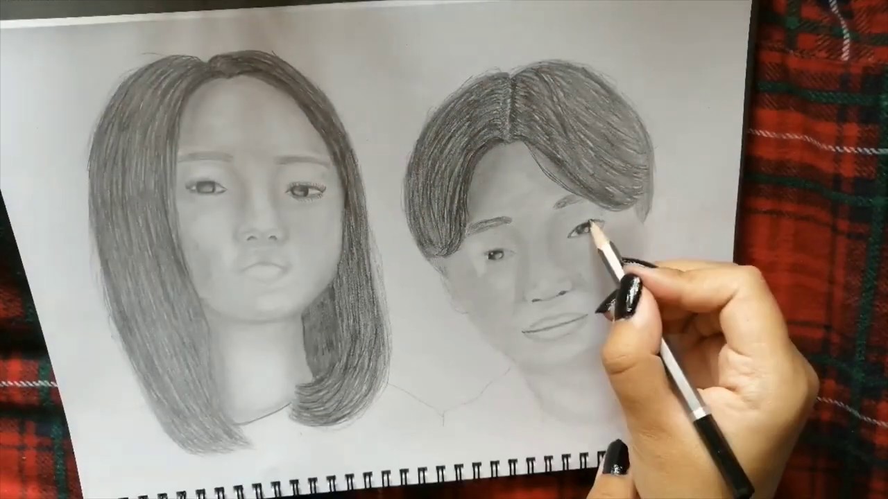 SPEED DRAWING MISO AND MADDOX - YouTube