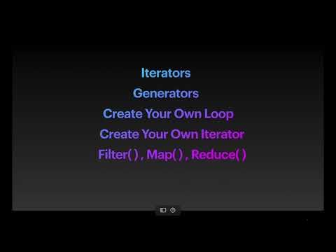 Iterators, Generators, Filter, Map and Reduce functions in Python - YouTube