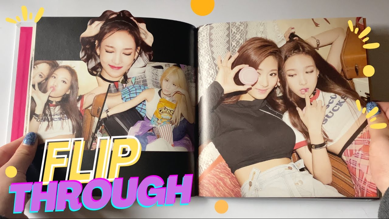 Twice Official The Story Begins Album Flip-through 4K - YouTube
