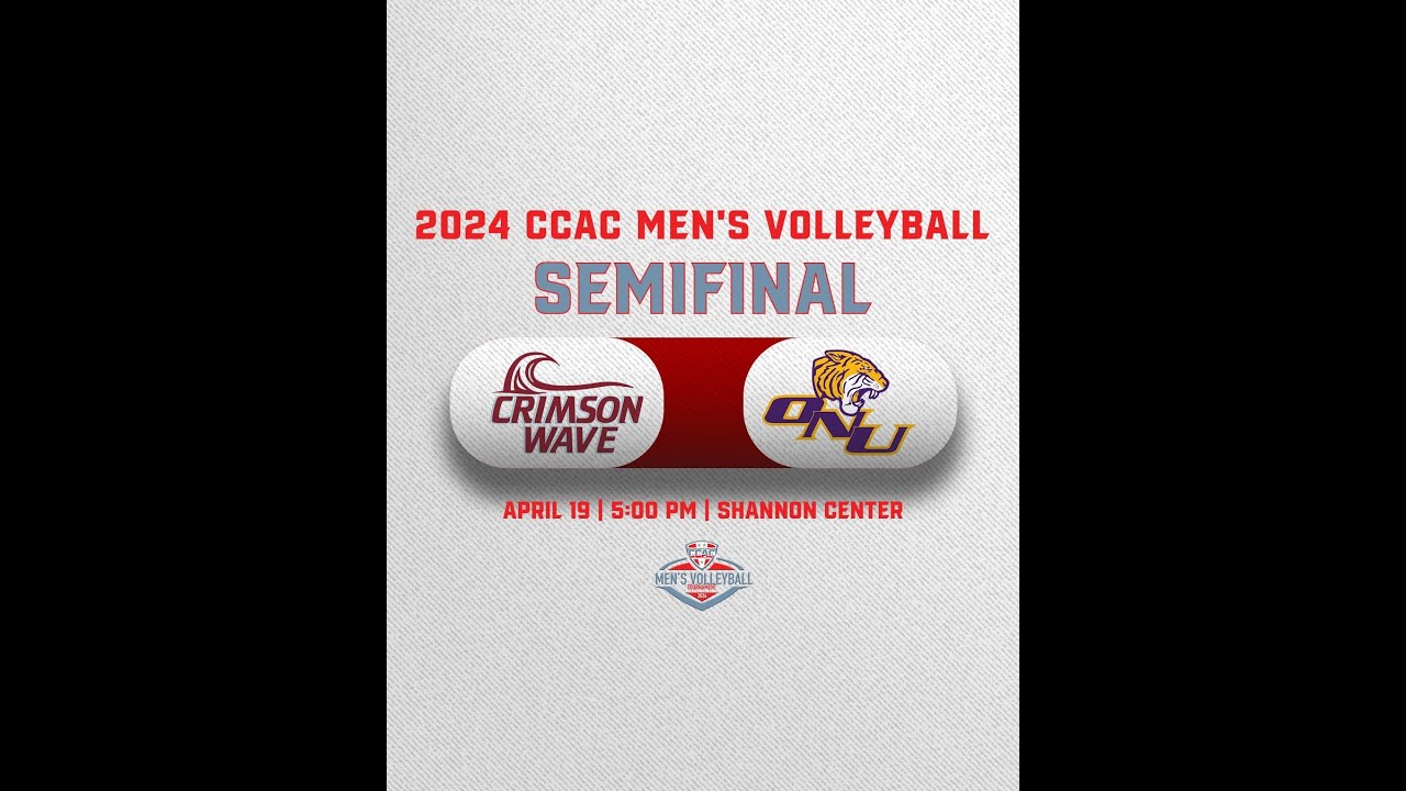 CCAC Men's Volleyball Semifinals - CCSJ vs. ONU - YouTube
