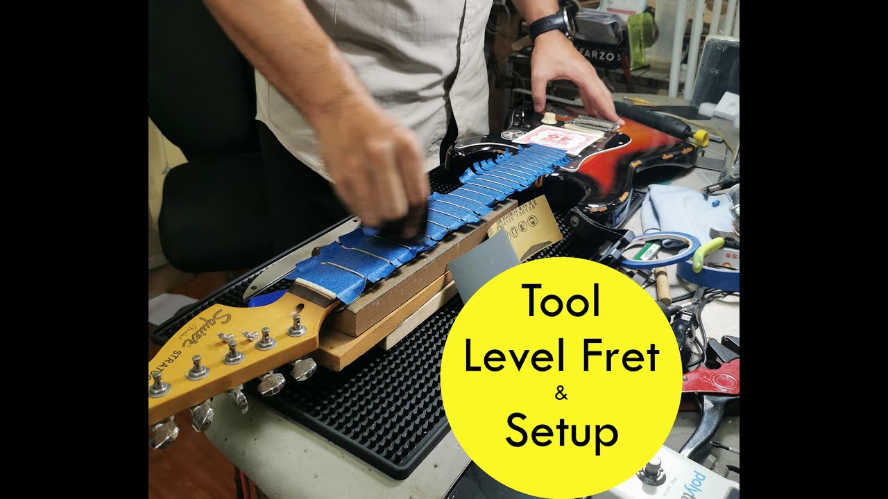 เรียนรู้เครื่องมือการ Setup Guitars และการ Level Fret เพื่อให้กีต้าร์ ...