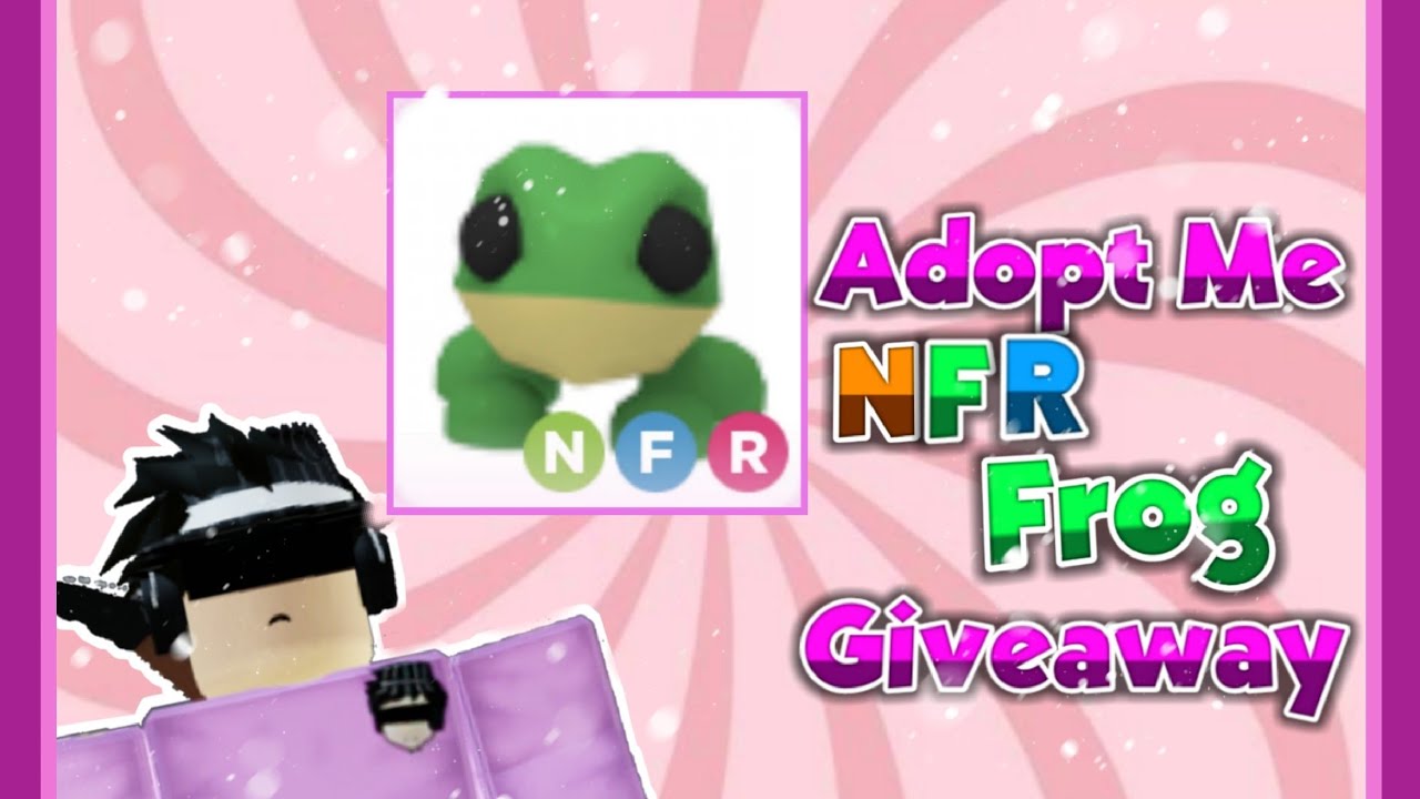 Roblox Adopt Me NFR Frog Giveaway - YouTube