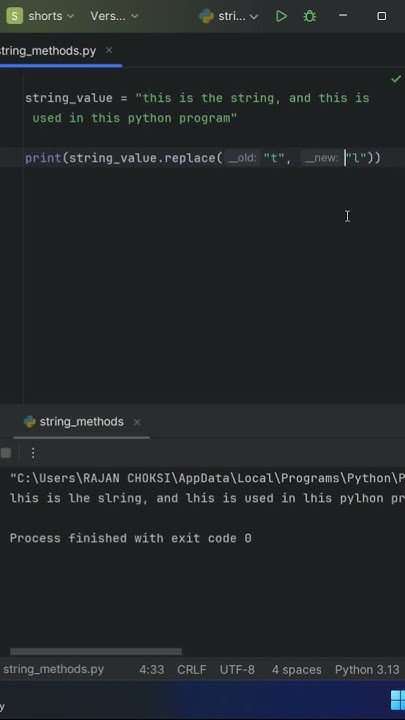 Replace Method In Python String Coding Pythonforbeginners Python