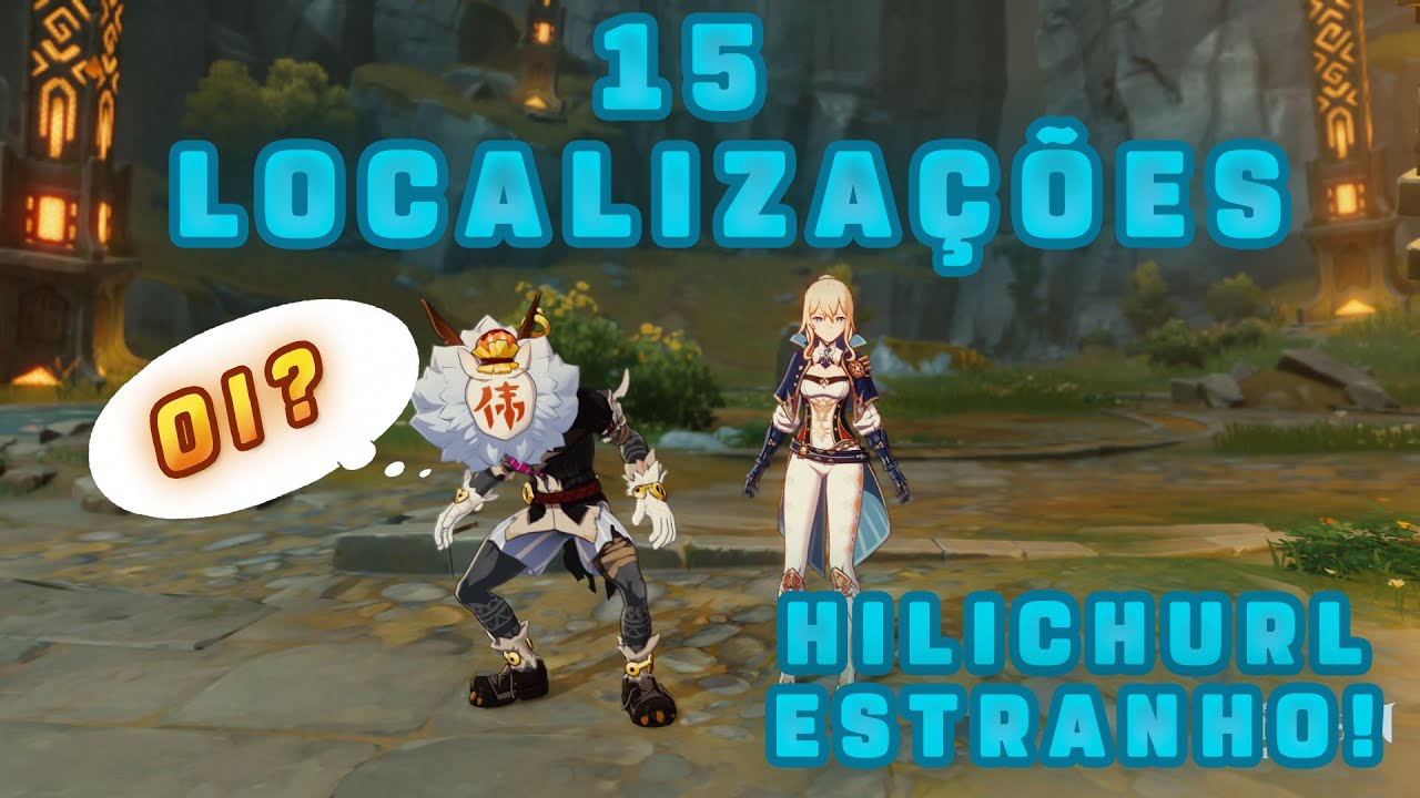 TODAS AS LOCALIZAÇÕES DO HILICHURL ESTRANHO! | GENSHIN IMPACT - YouTube
