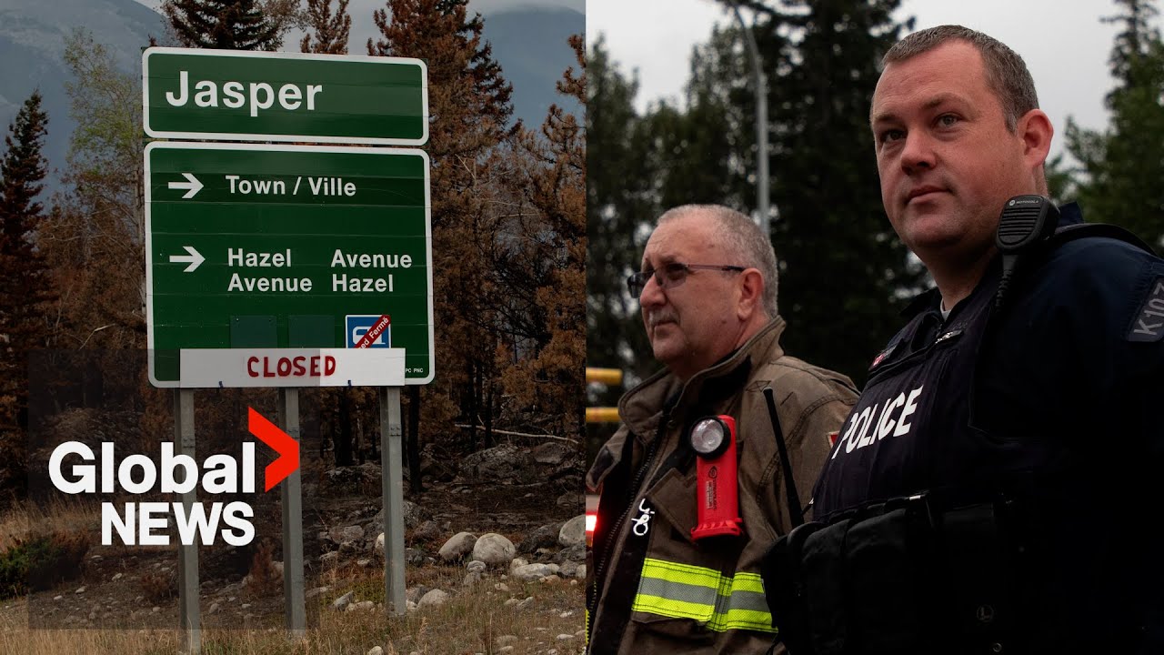 Jasper wildfire: Evacuation alert lifted as blaze in national park now ...