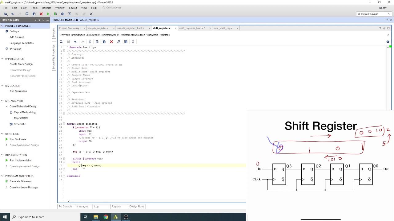 30 - Describing Registers in Verilog - YouTube