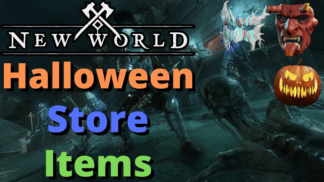 New World Halloween In Game Store Items! Limited Time Until Nov 15th ...