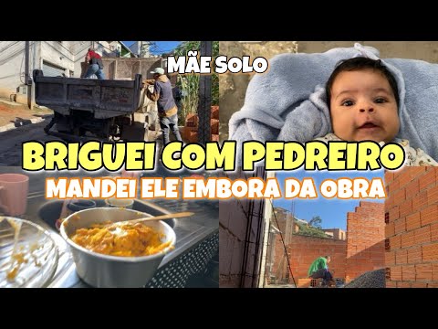 aconteceu o que eu mas temia briguei com pedreiro😟o bolo caiu dentro do forno tudo deu errado 🥹/