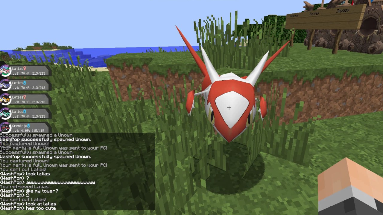 LATIAS & SHINY LATIAS | Pixelmon 1.10.2 - YouTube