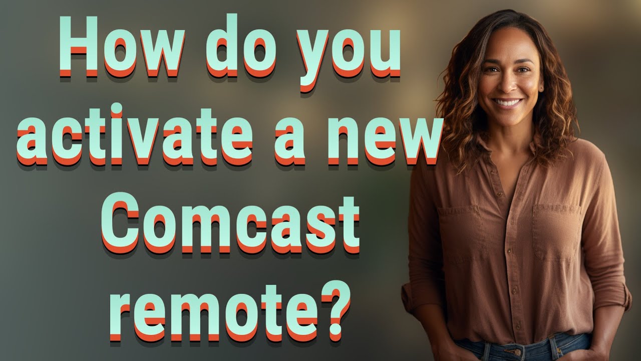 How do you activate a new Comcast remote? - YouTube