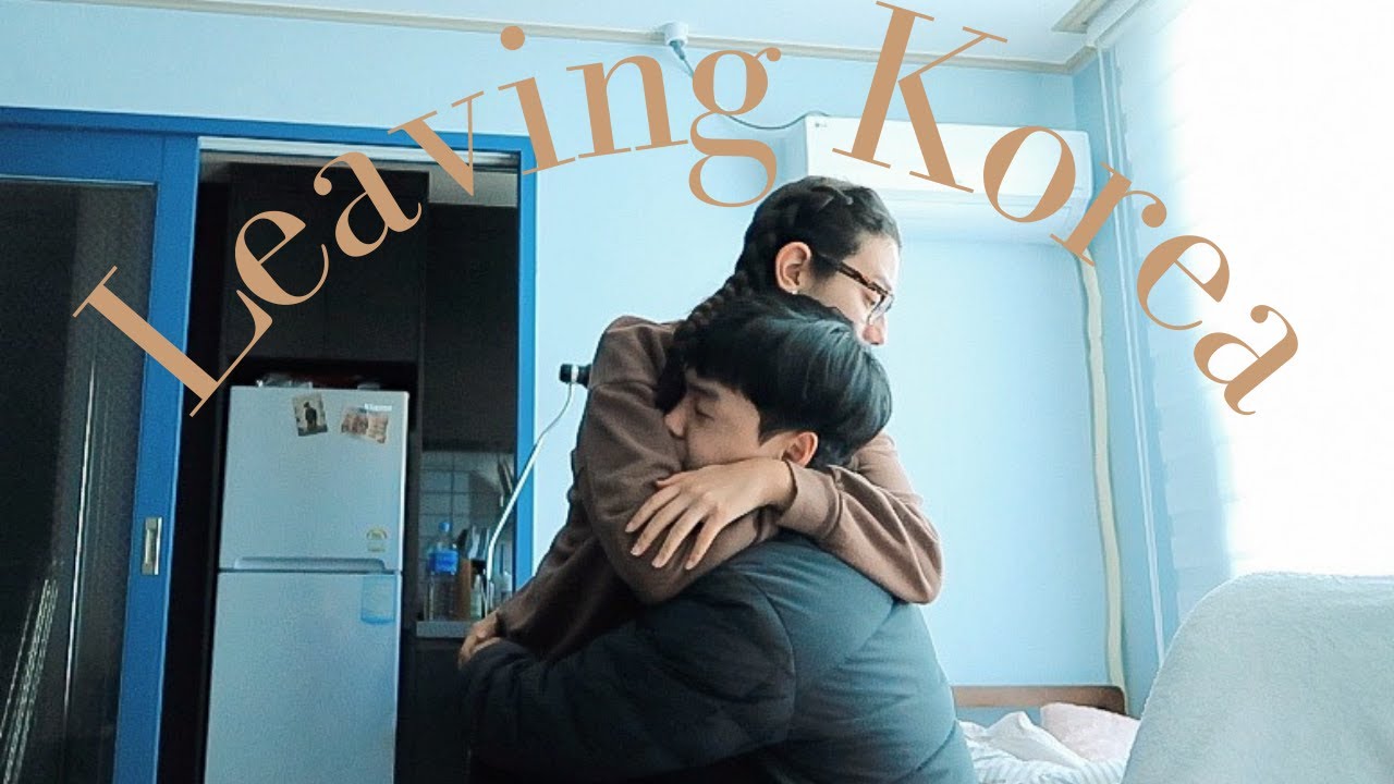 Saying Goodbye ~ Leaving South Korea *long distance relationship - YouTube