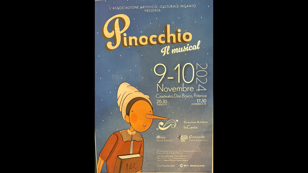 PINOCCHIO IL MUSICAL - YouTube