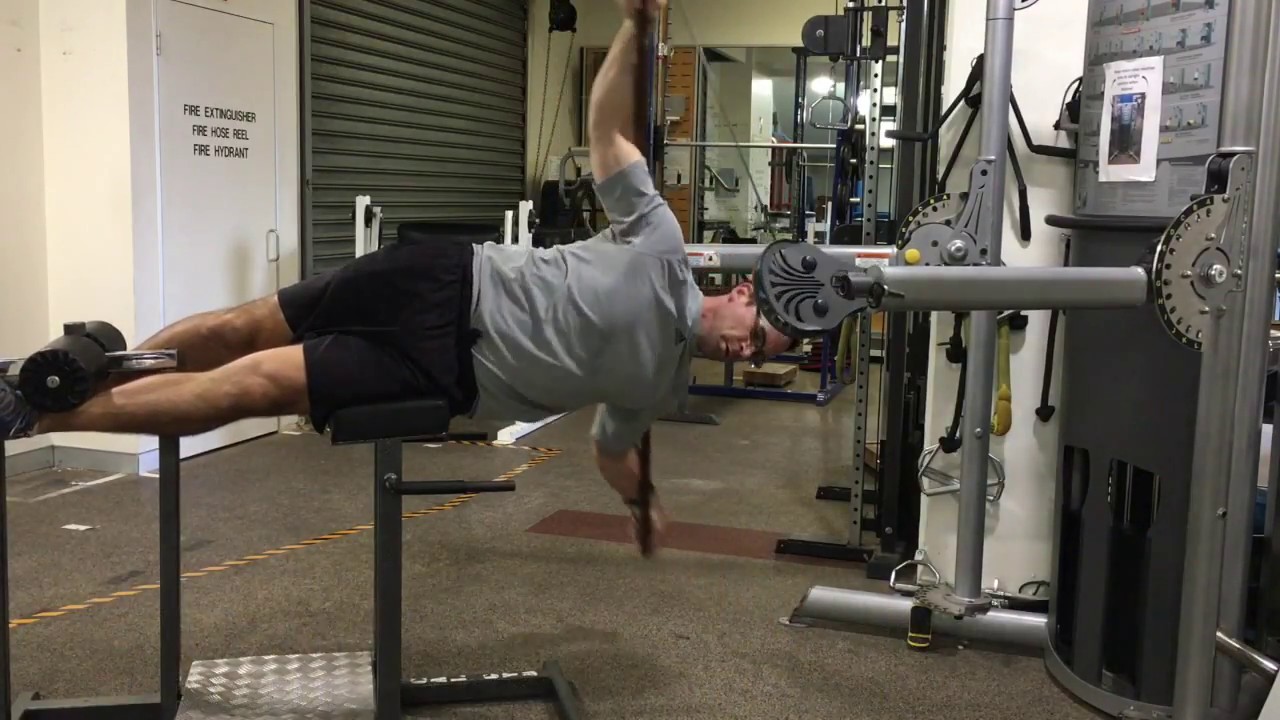Rotational core exercise - The "Rotatinator" - YouTube