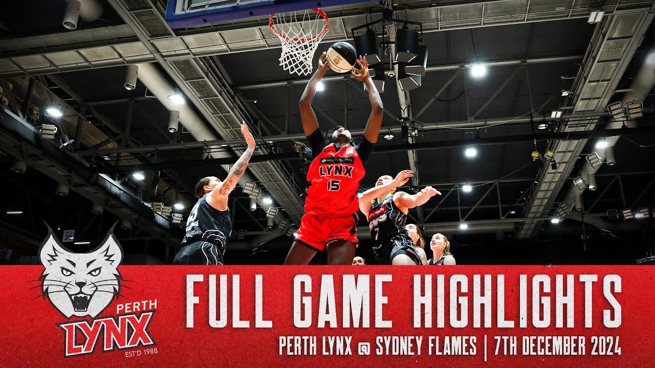 Perth Lynx Highlights vs Sydney Flames | December 7th, 2024 - YouTube