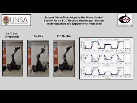Robust Finite-Time Adaptive Nonlinear Control System for an EOD Robotic Manipulator - YouTube