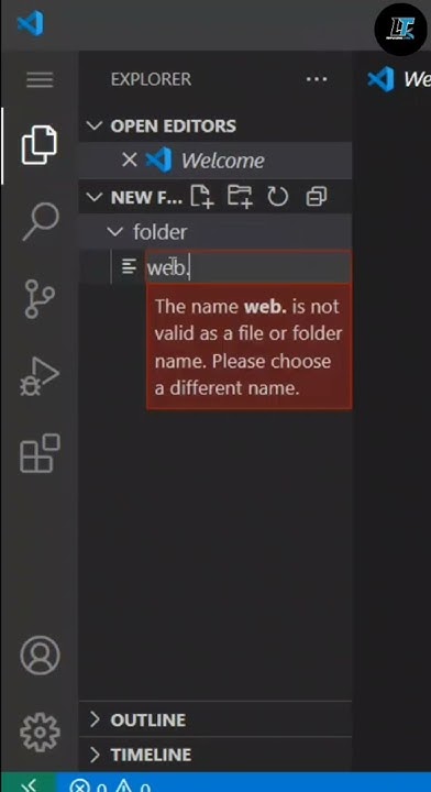 How to create files & folder in visual studio code #vscode #coding #webdevelopment #programming ...